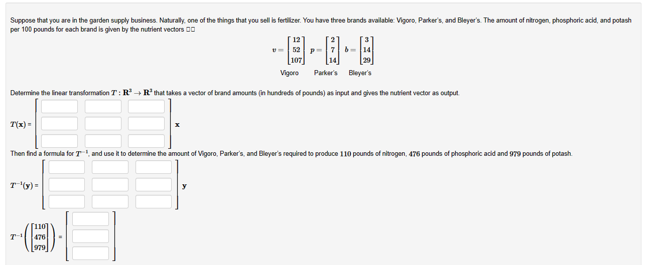 Solved per 100 pounds for each brand is given by the | Chegg.com