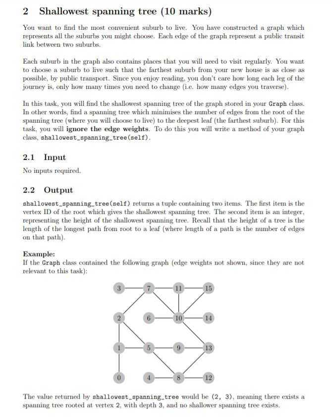 1 Setup (5 marks) In this assignment you will | Chegg.com