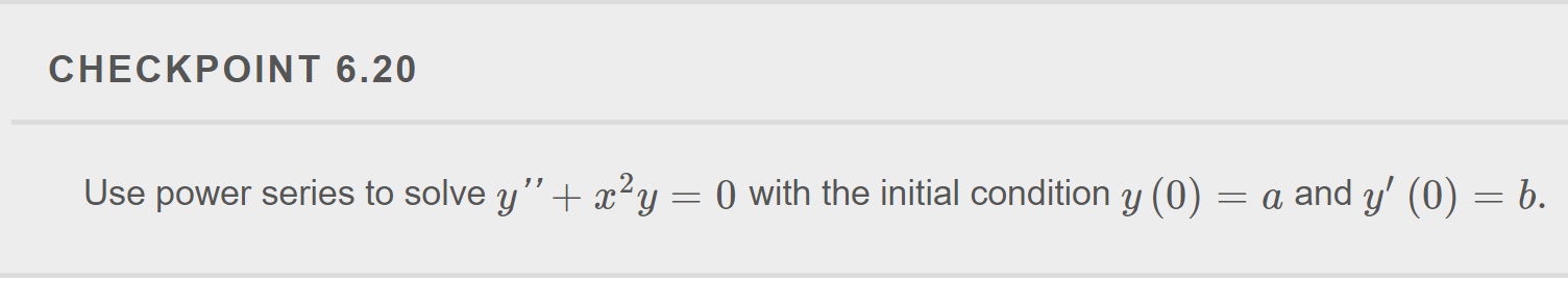 Solved Use power series to solve y′=2y,y(0)=5.Use power | Chegg.com