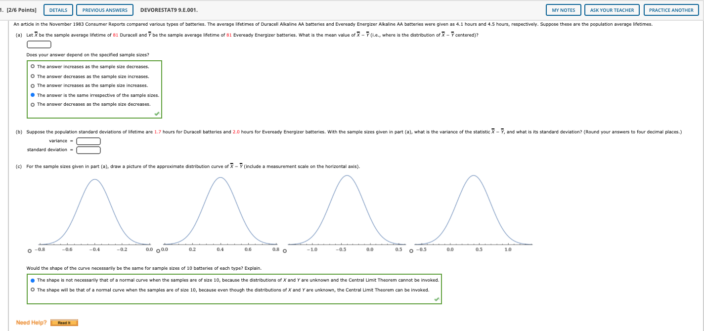 Solved 1. (2/6 Points] DETAILS PREVIOUS ANSWERS DEVORESTAT9 | Chegg.com