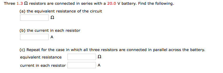 Solved Two resistors, R1 and R2, are connected in series. | Chegg.com