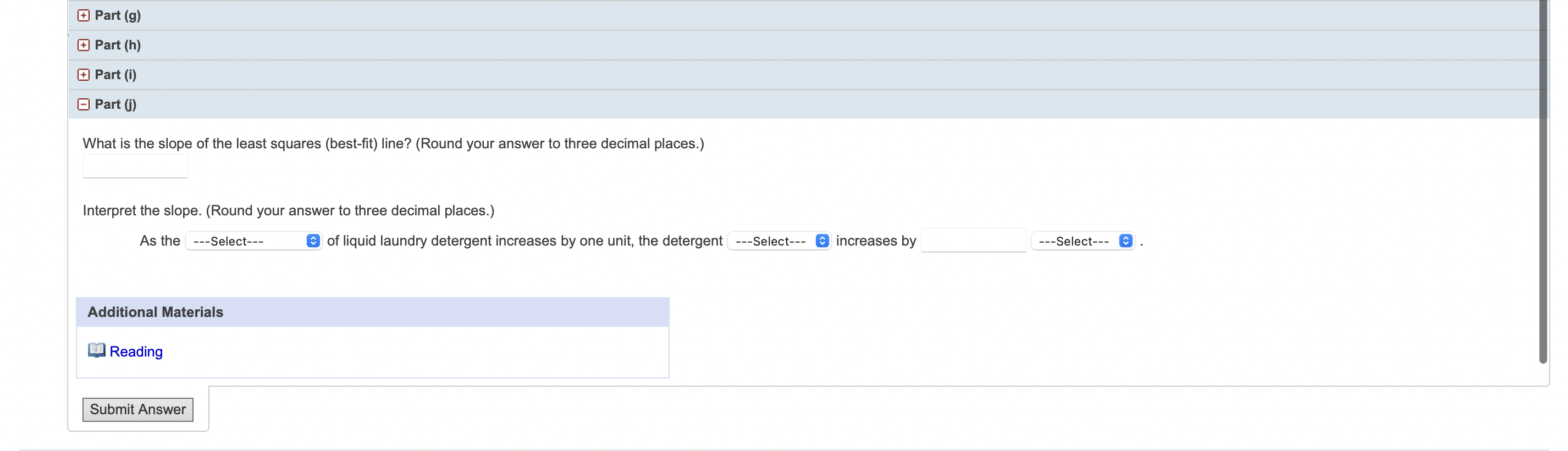 Solved The cost of a leading liquid laundry detergent in | Chegg.com
