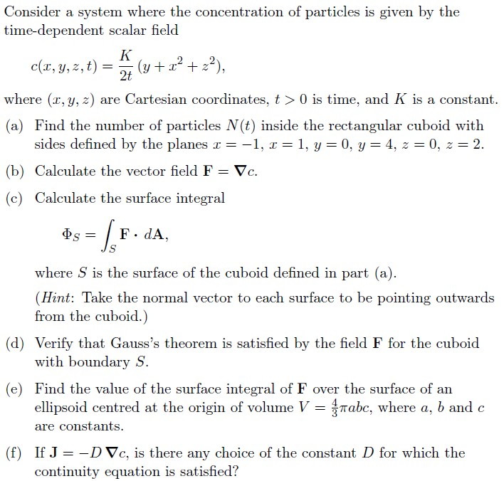 Solved Consider A System Where The Concentration Of
