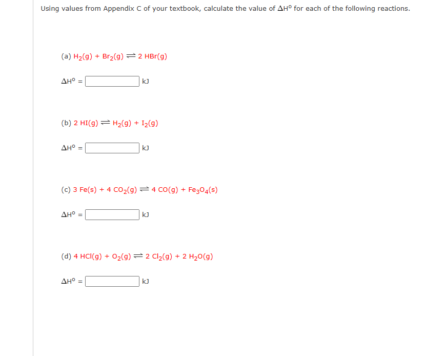 Using values from Appendix C of your textbook, | Chegg.com