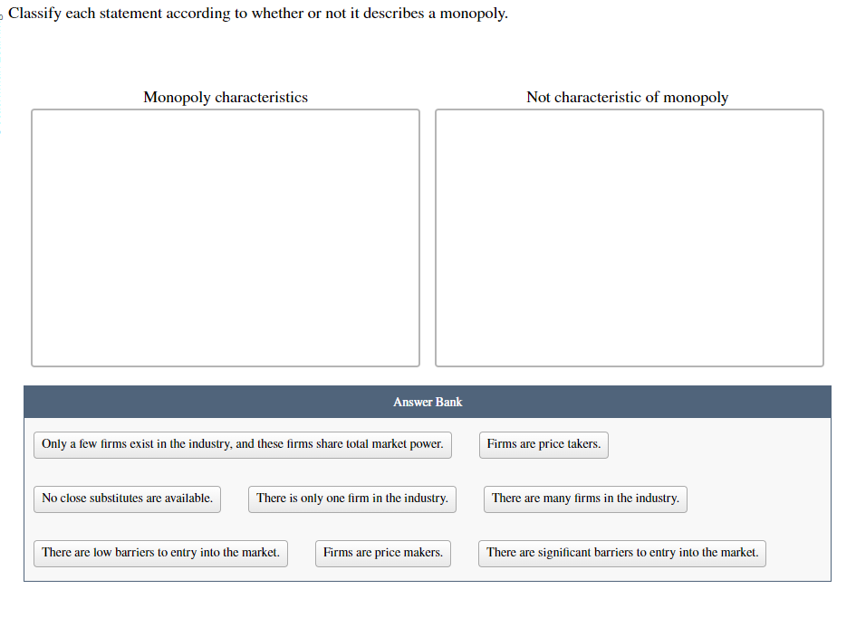 Solved Classify each statement according to whether or not | Chegg.com