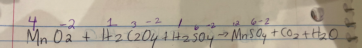 Solved MnO2-2+H21C23-2O4+H2SO4-2→MnSO4+CO2+H2O=Balence the | Chegg.com