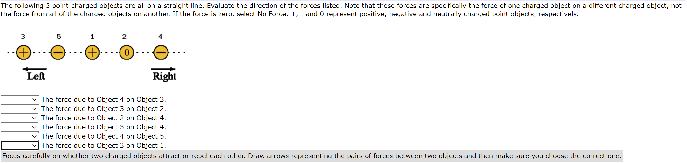 Solved The force due to Object 4 on Object 3 . The force due | Chegg.com