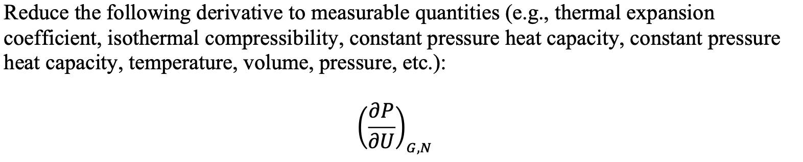Solved Reduce the following derivative to measurable | Chegg.com