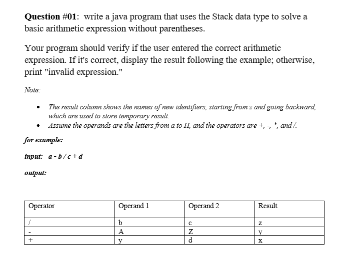 Data Structure in JAVA. .1- ﻿The process of entering | Chegg.com