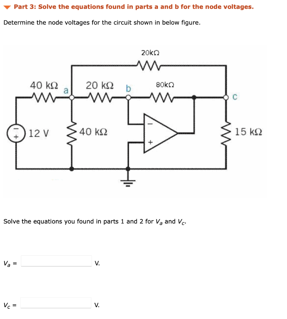 Solved Problem 6.4-6 (Multistep) ) Part 1: Write a KCL at | Chegg.com