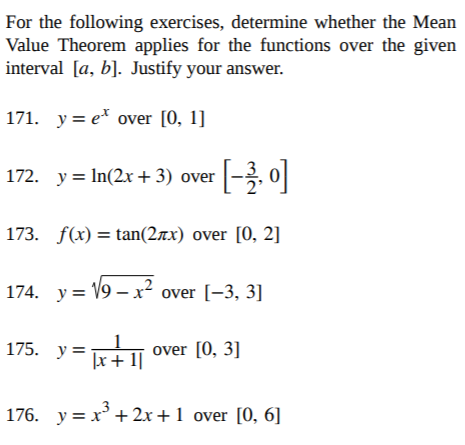 Solved For the following exercises, determine whether the | Chegg.com