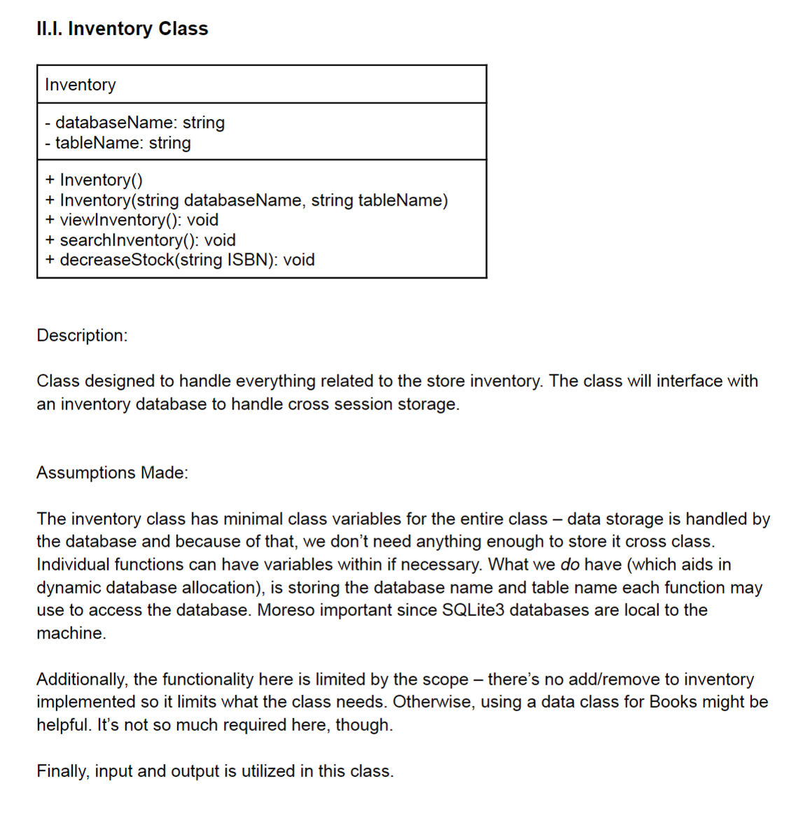 I. Project Overview Diagram There will be 3 classes | Chegg.com