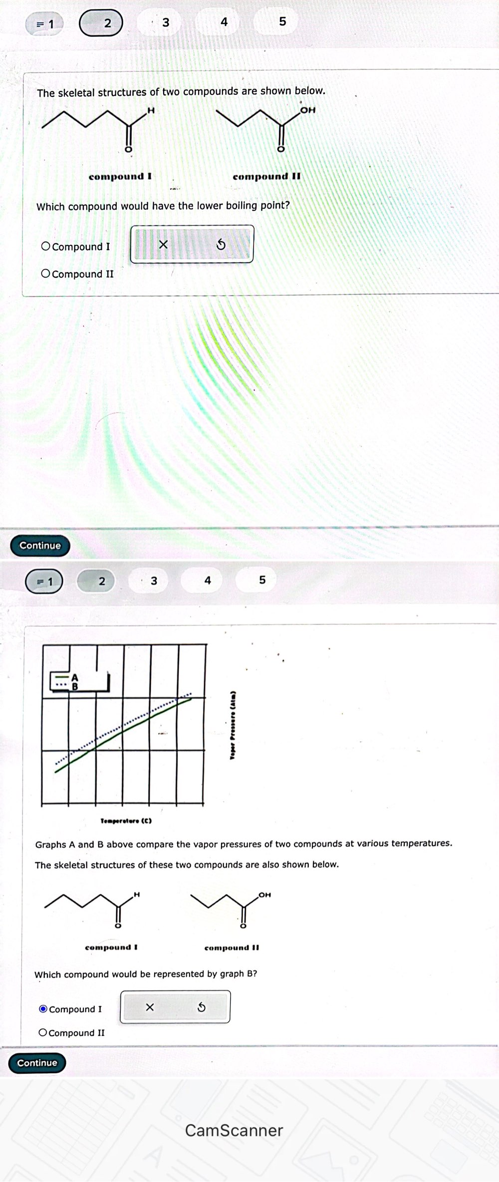 Solved The skeletal structures of two compounds are shown | Chegg.com