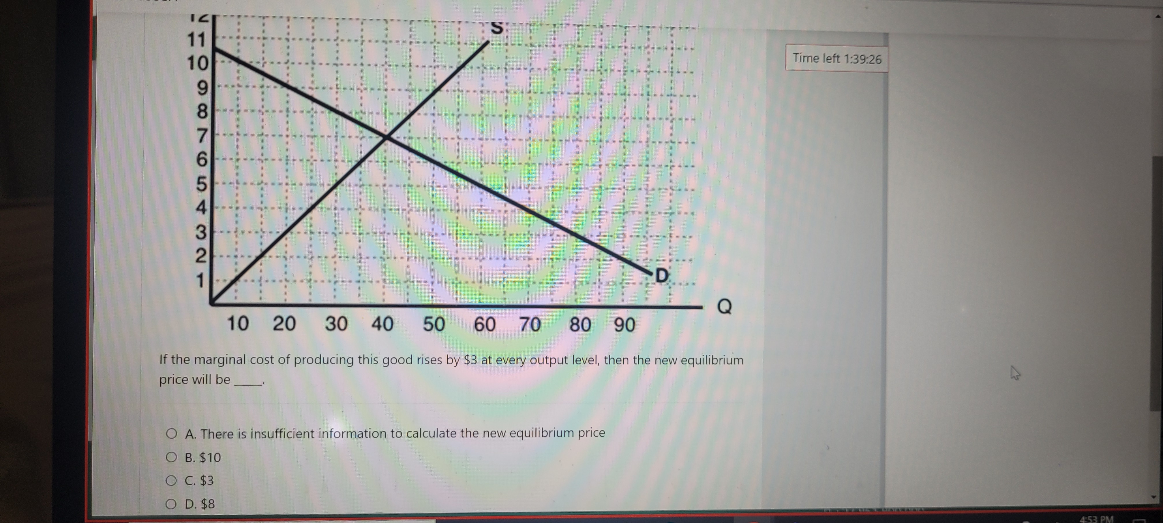 Solved If the marginal cost of producing this good rises by | Chegg.com