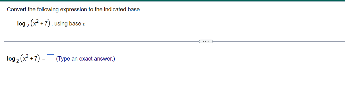 Solved Convert the following expression to the indicated | Chegg.com