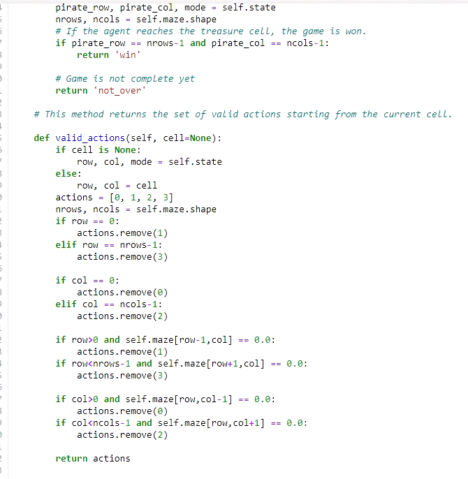 Solved 1. Before creating your pirate intelligent agent, be | Chegg.com