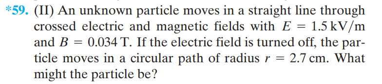 Solved 9. (II) An unknown particle moves in a straight line | Chegg.com