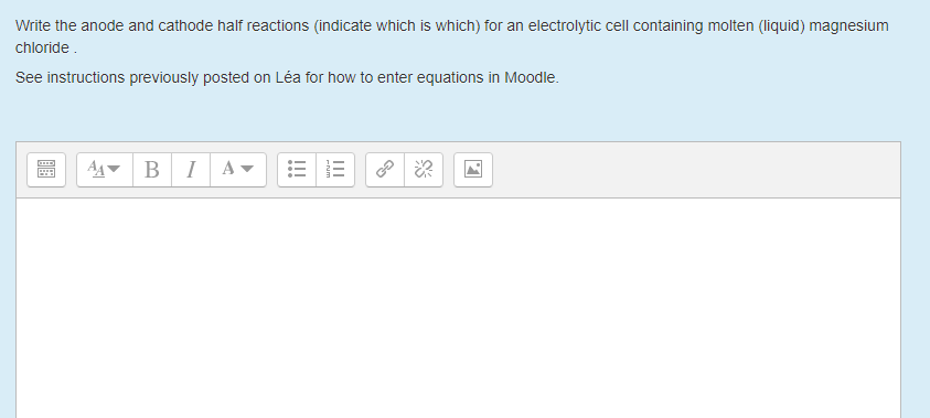Solved Write the anode and cathode half reactions (indicate | Chegg.com