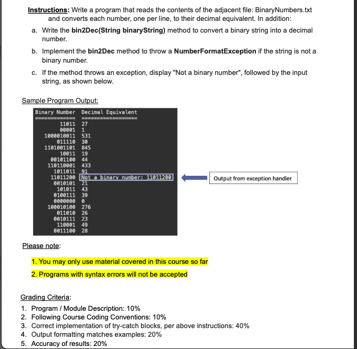 Solved Instructions: Write a program that reads the contents | Chegg.com