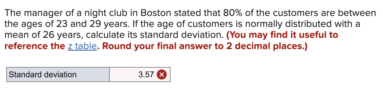 Solved TABLE 1 Standard Normal Curve AreasEntries in this | Chegg.com