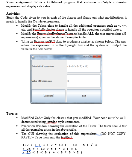 Your assignment: Write a GUI-based program that | Chegg.com