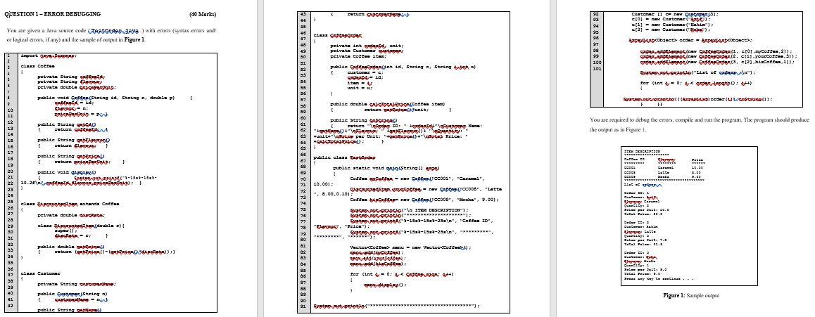 Solved You are given a Java source code ( TestOrder.java ) | Chegg.com