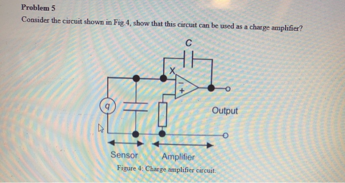 Solved Problem 5 Consider the circuit shown in Fig.4, show | Chegg.com