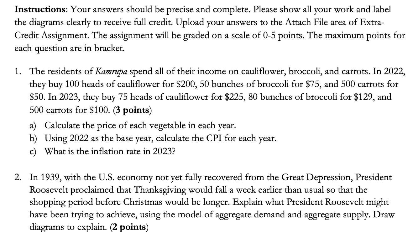 Solved Instructions: Your answers should be precise and | Chegg.com
