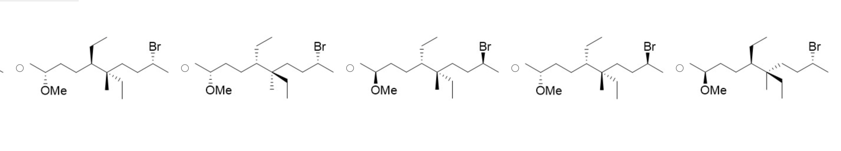 Solved One of the following 8 molecules is (2S, 5R, 6R, 9R). | Chegg.com
