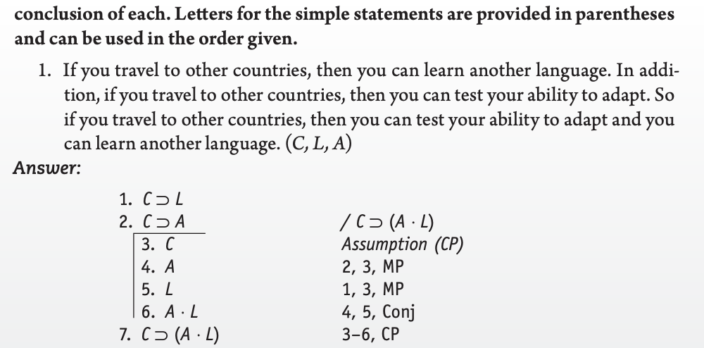 Solved II. First, translate the following arguments into | Chegg.com