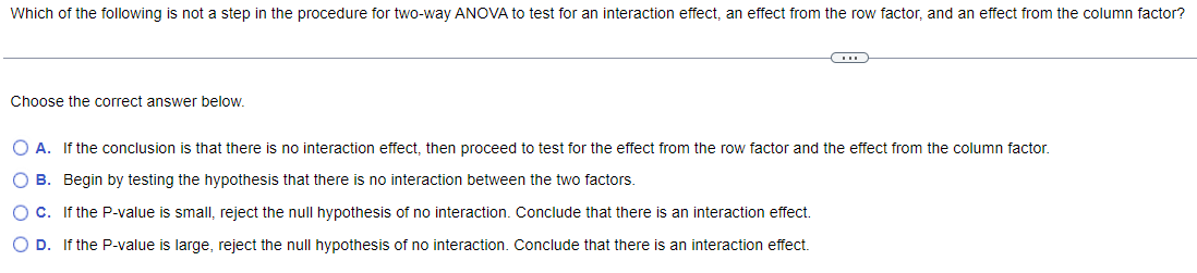 Solved Which of the following is not a step in the procedure | Chegg.com