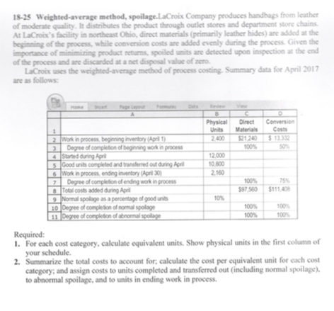 Solved need 18-26 answered, following is the question its | Chegg.com