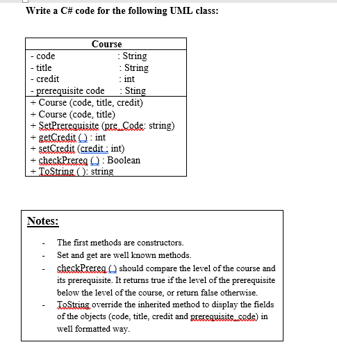 Solved I need help in Part 2. Need to be done in C#. Please | Chegg.com