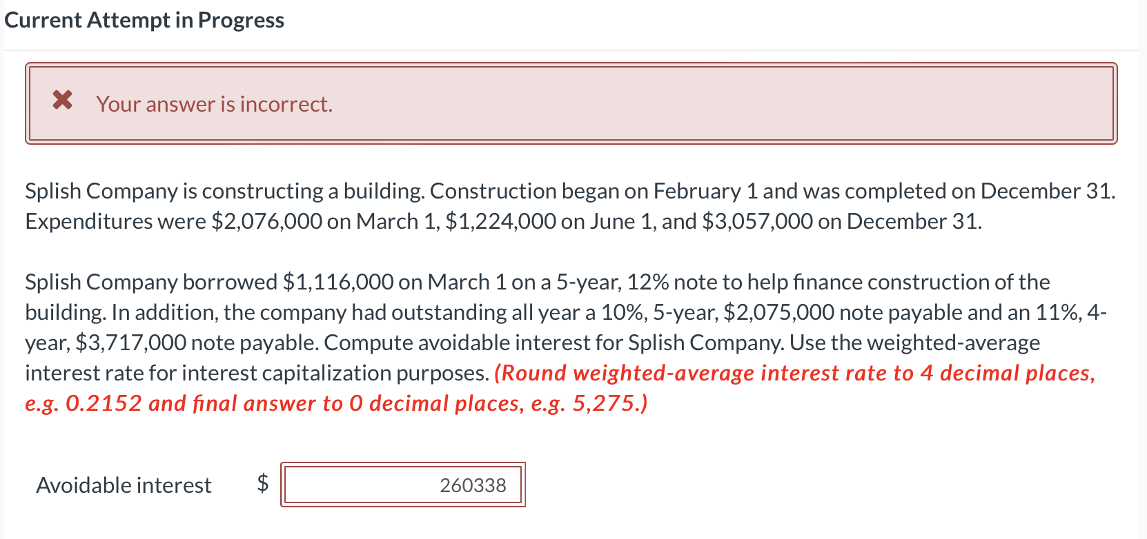 Solved Current Attempt in Progress Splish Company is | Chegg.com