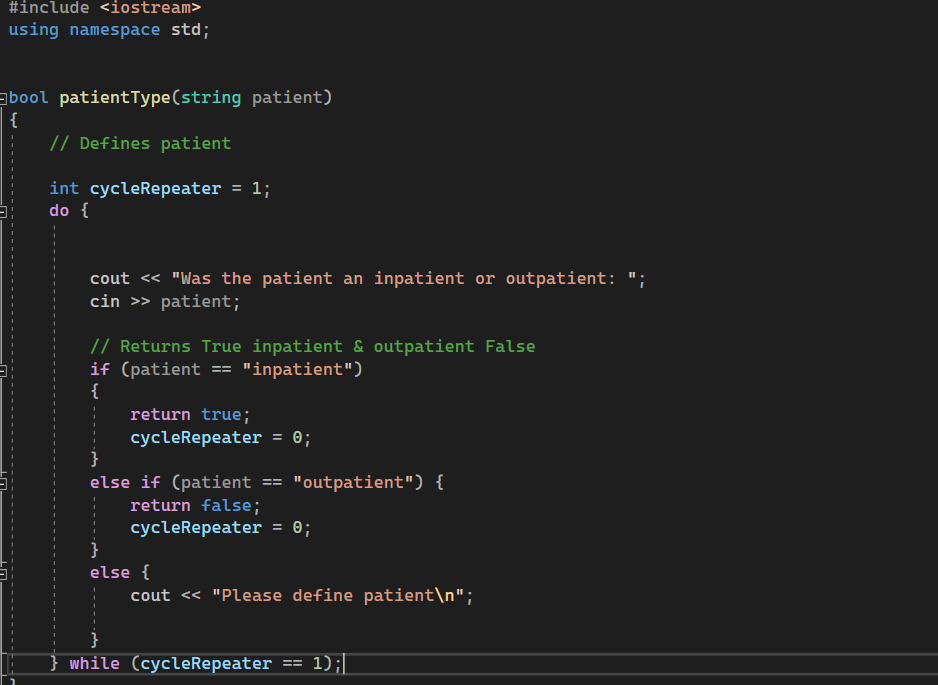 Solved I Am Trying To Convert String Variable Patient To 