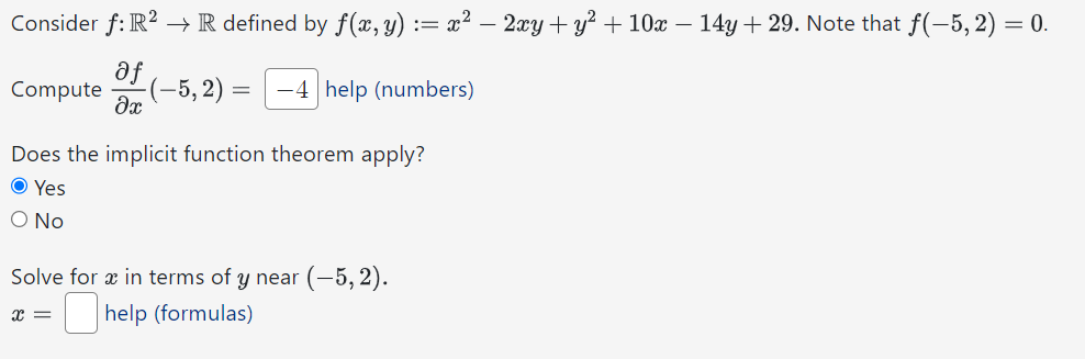 Solved Consider f:R2→R defined by | Chegg.com