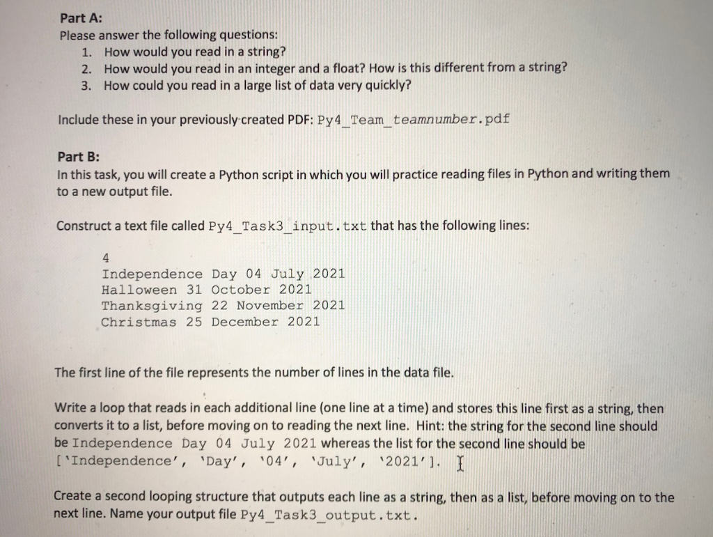 Solved Part A: Please answer the following questions: 1. How | Chegg.com