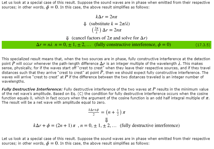 Solved Interactive Exercises 17.06: Spatial Interference of | Chegg.com