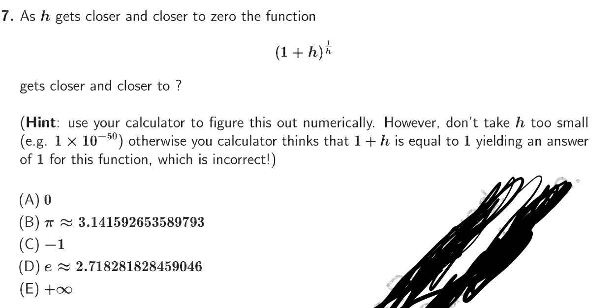 Solved As h ﻿gets closer and closer to zero the | Chegg.com