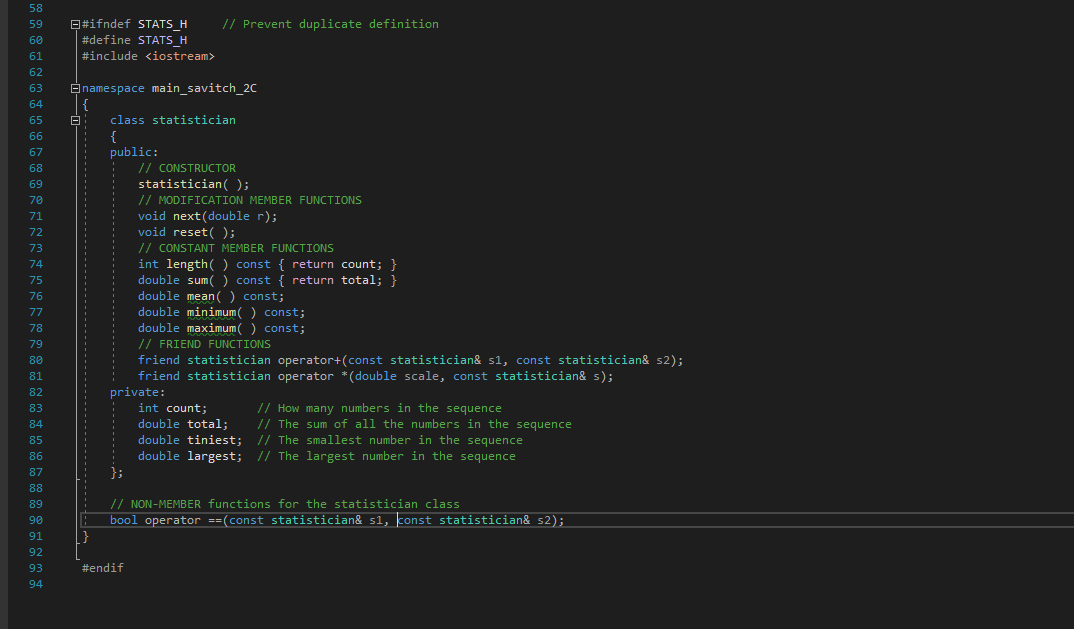 Solved 1 Project1_For_C++ () main_savitch_2C #include // | Chegg.com