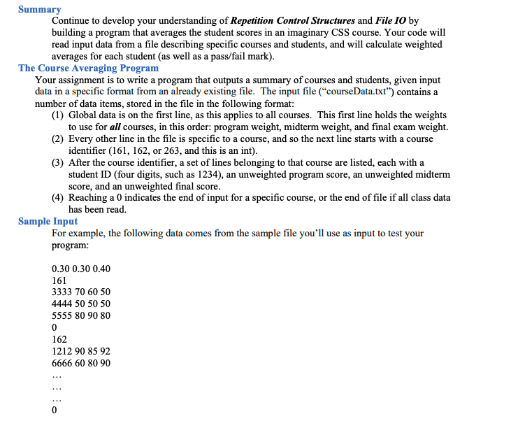 Solved Summary Continue to develop your understanding of | Chegg.com