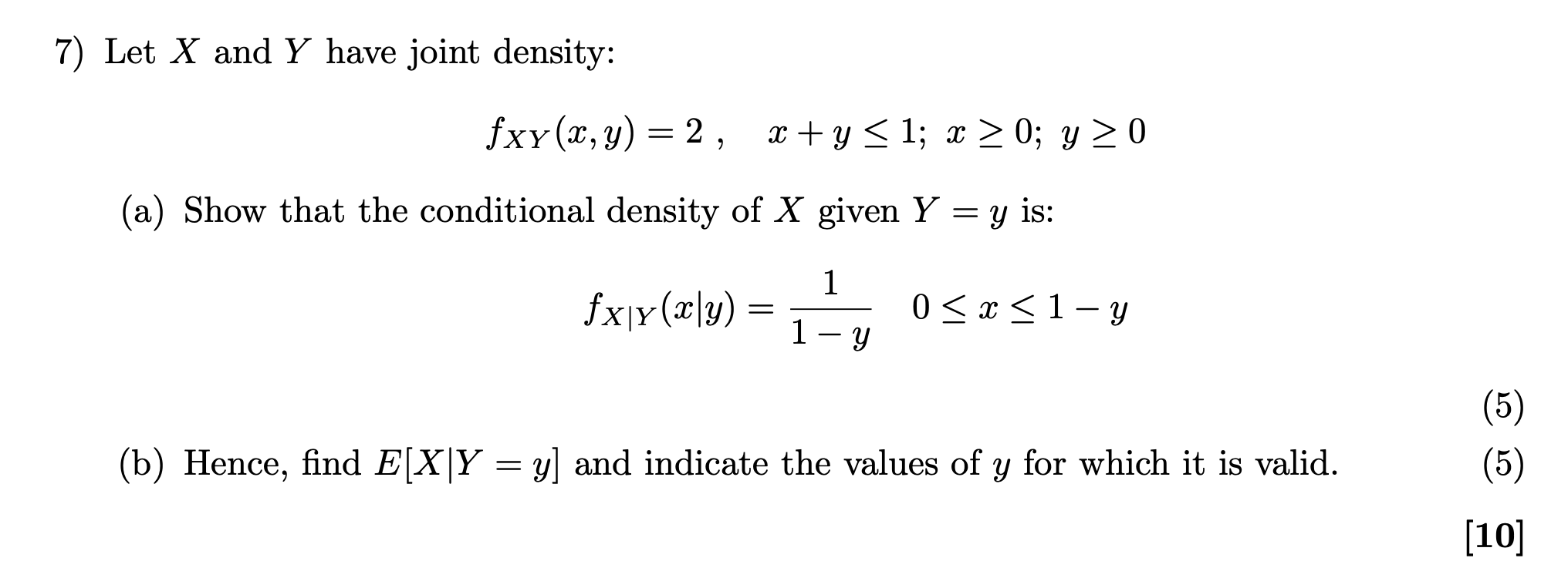 Solved Let x ﻿and Y ﻿have joint | Chegg.com