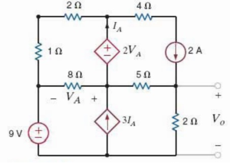 Solved 2.Solve the circuit using mesh analysis. Calculate | Chegg.com
