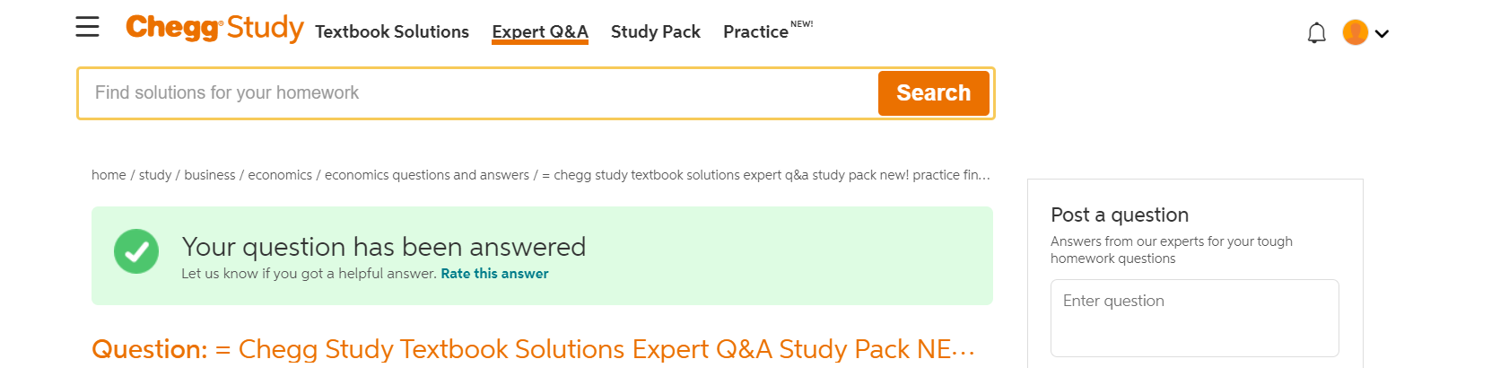 Solved = Chegg Study Textbook Solutions Expert Q&A Study | Chegg.com
