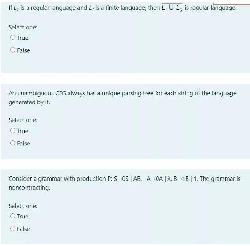 Solved If L1 is a regular language and L2 is a finite | Chegg.com