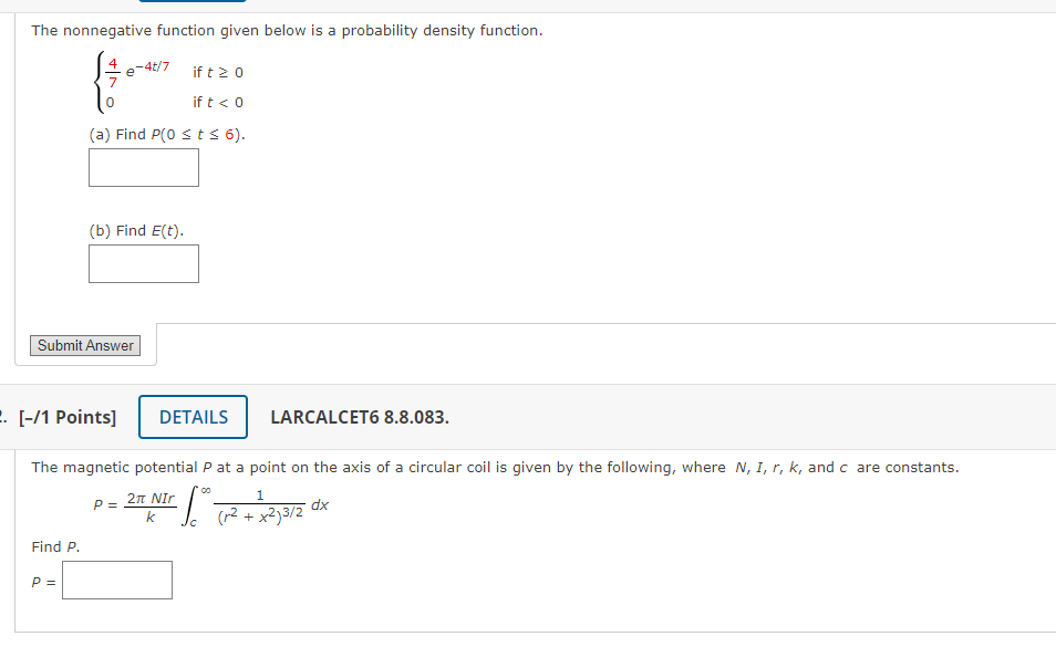 Solved The nonnegative function given below is a probability | Chegg.com Solved The nonnegative function given below is a probability | Chegg.com