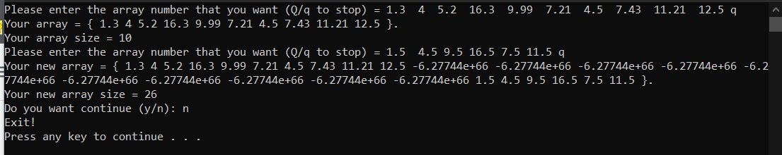 Solved #include using namespace std; double* | Chegg.com