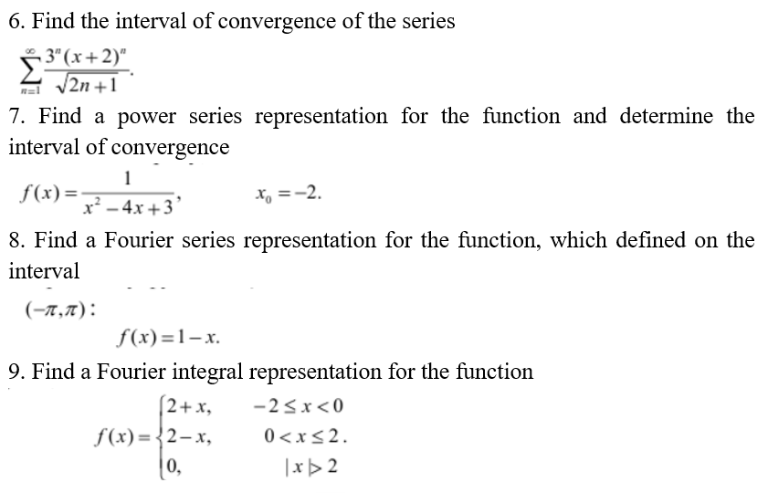 Solved Find the interval of convergence of the | Chegg.com