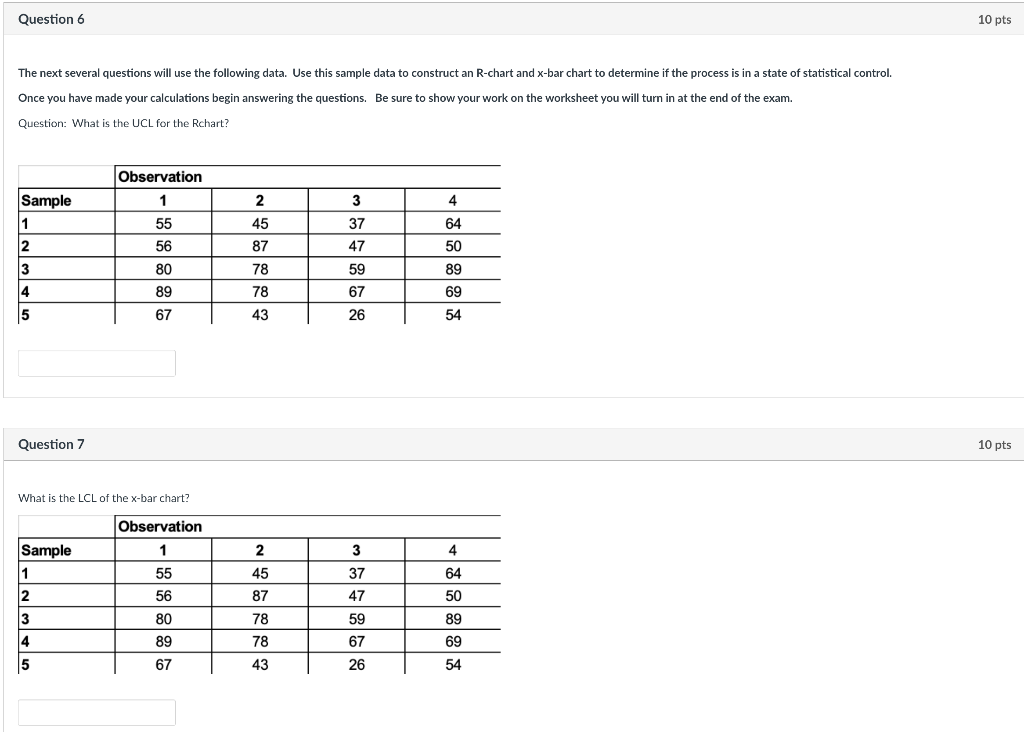Solved The next several questions will use the following | Chegg.com