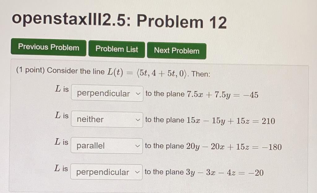 Solved openstaxl|12.5: Problem 12 Previous Problem Problem | Chegg.com